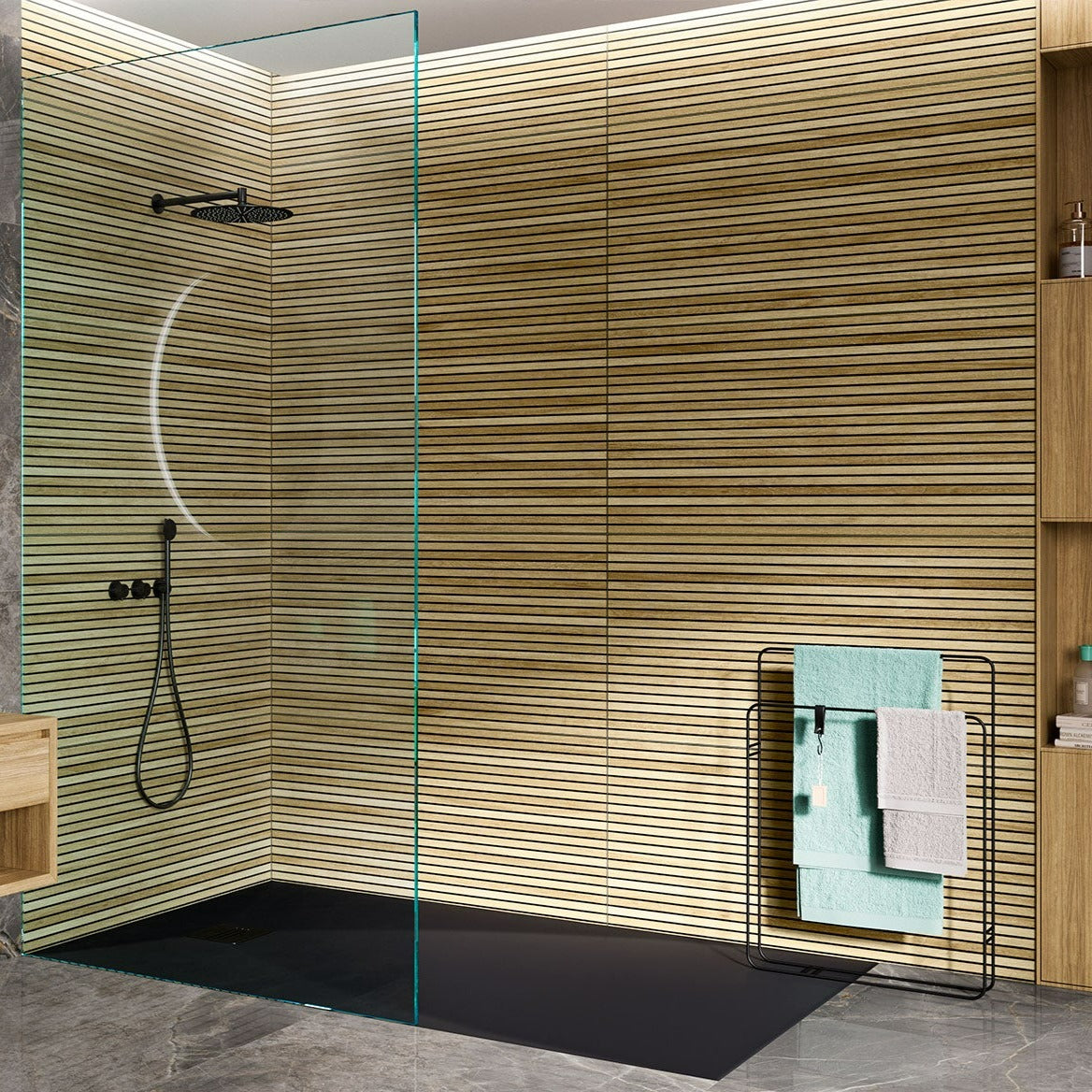 Lexington Walnut Slat Decor Tile 60x120cm