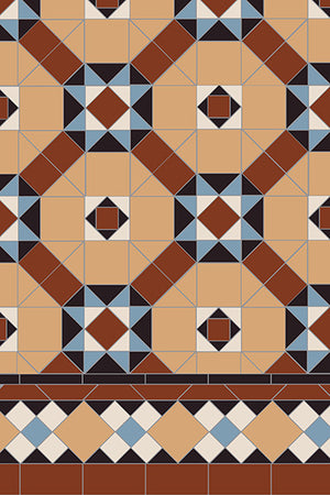 Original Style Victorian Floor Tiles | Personalised Patterns and Colours